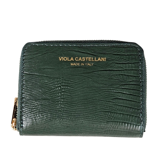 Viola Castellani | Bags | Vintage Viola Castellani Green Embossed ...